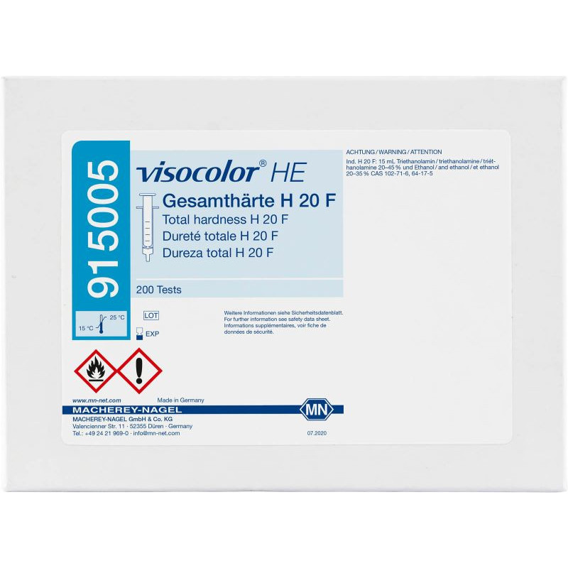 Visocolor HE Total Hardness H 20 F